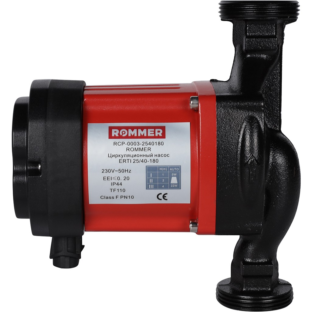 Насос циркуляционный ROMMER ERTI 25/40-180 (RCP-0003-2540180) купить в Минске в интернет ...
